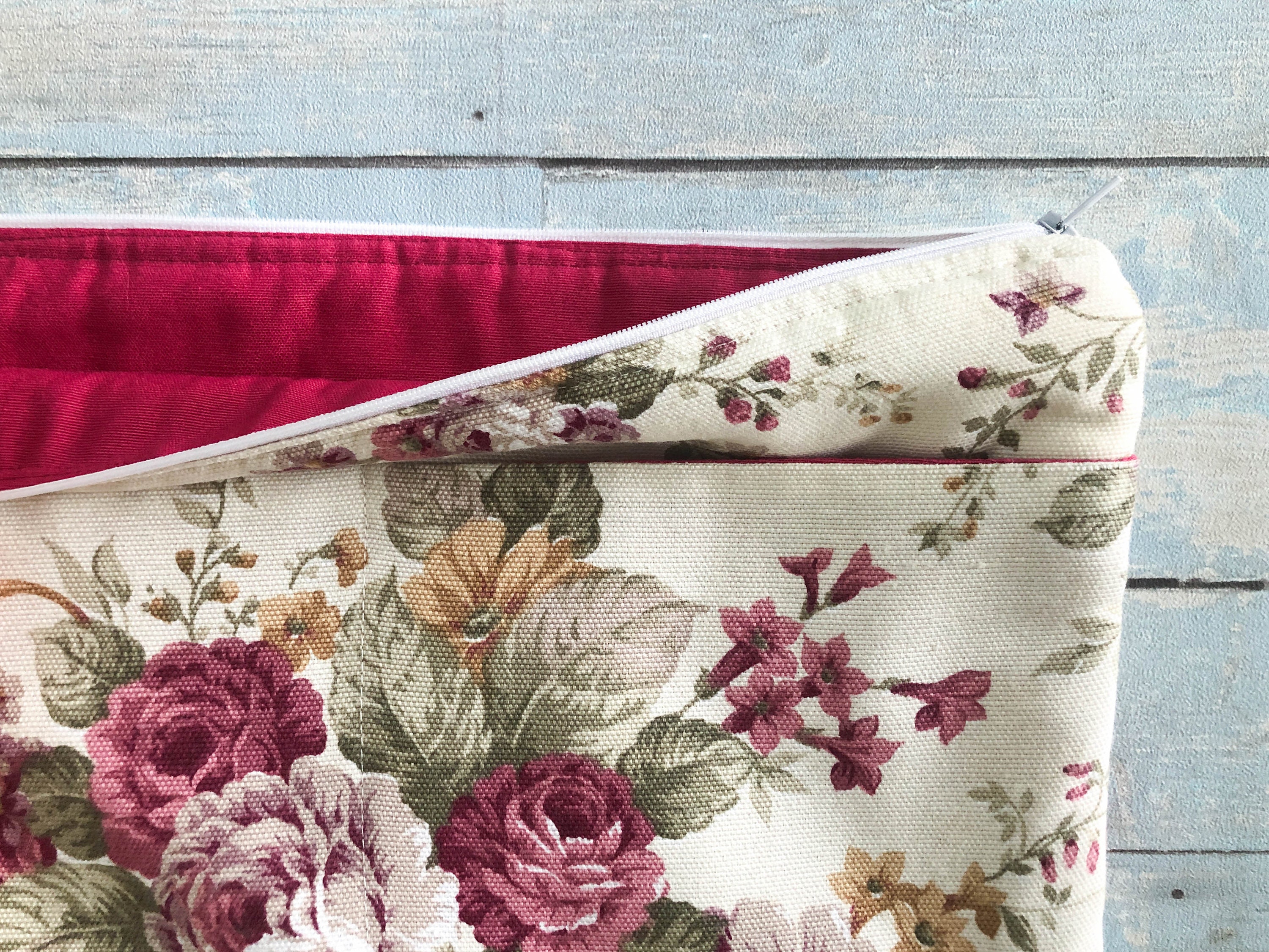 Floral fabric laptop case. Laptop bag for Macbook Air | Etsy