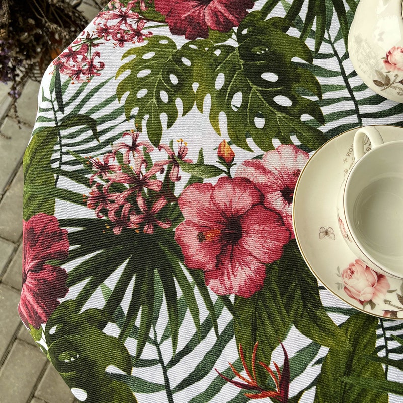 Tropical Tablecloth - Etsy