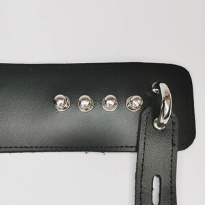 Adjustable High Heels Shoes Locking Ankle Cuffs Leather Restraint Belt ...