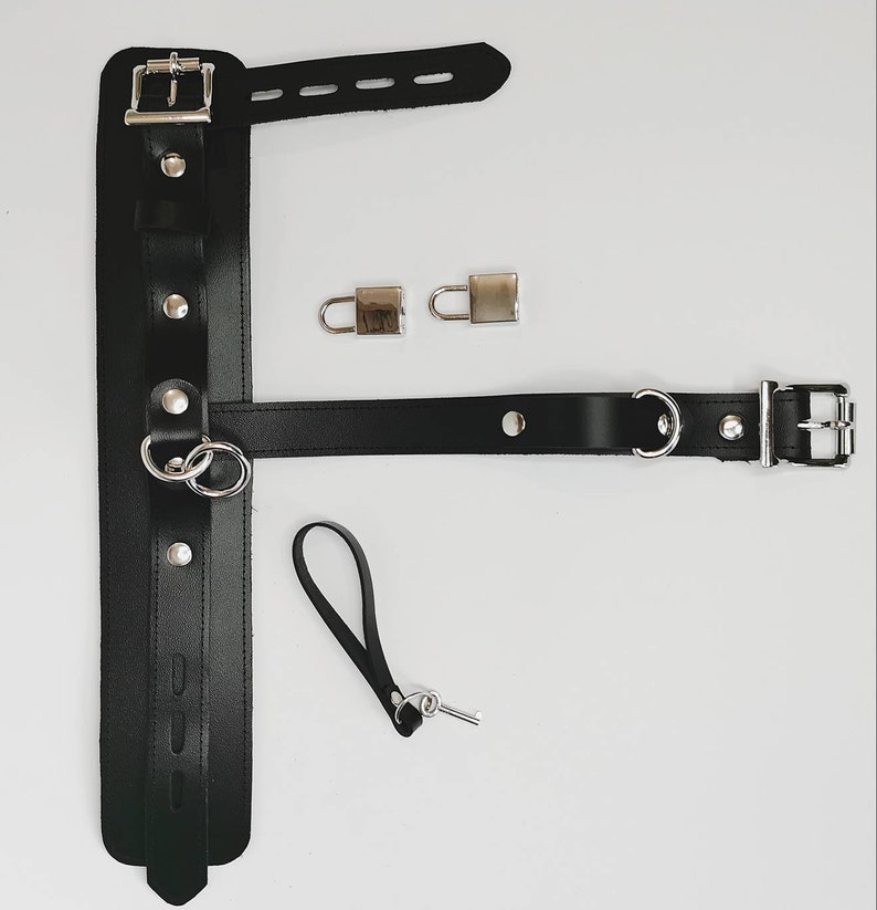 Adjustable High Heels Shoes Locking Ankle Cuffs Leather - Etsy