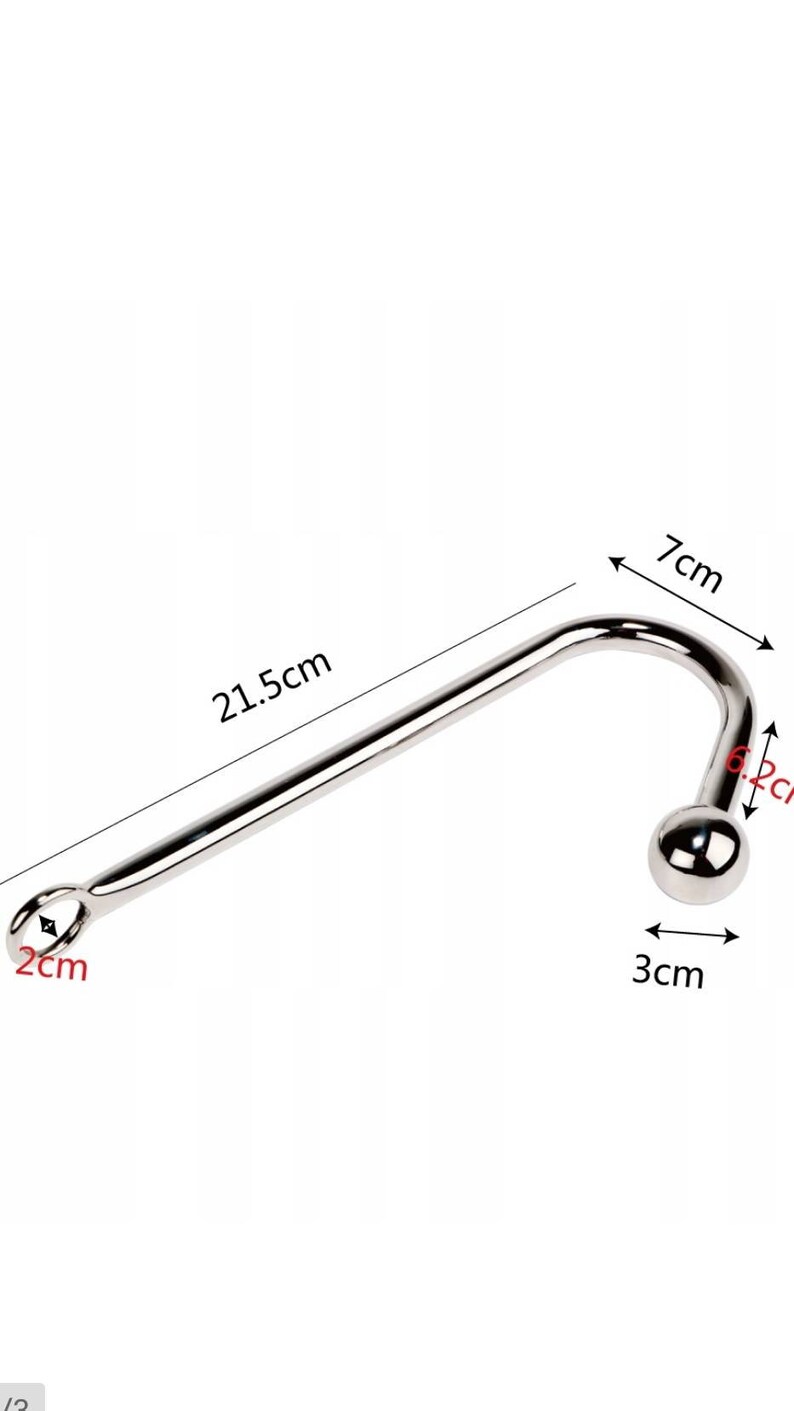 Leather collar and Anal Hook Stainless Steel Bondage set BDSM | Etsy