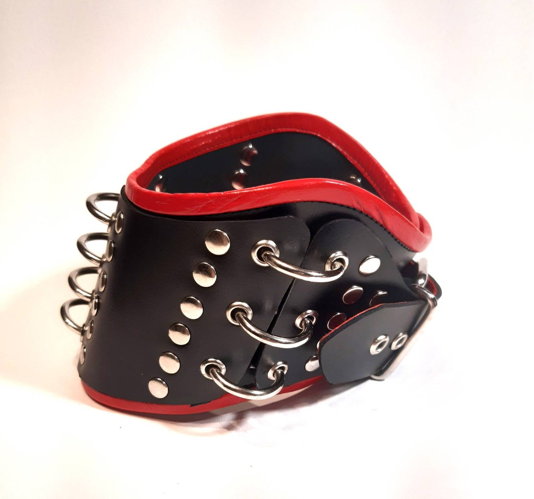 Premium Model Wide Posture Neck Tall Collar Fetish Bondage Genuine ...