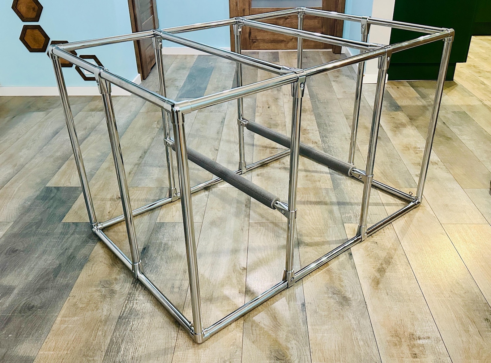 New Large Metal Cage BDSM Furniture Bondage Equipment Restraints ...