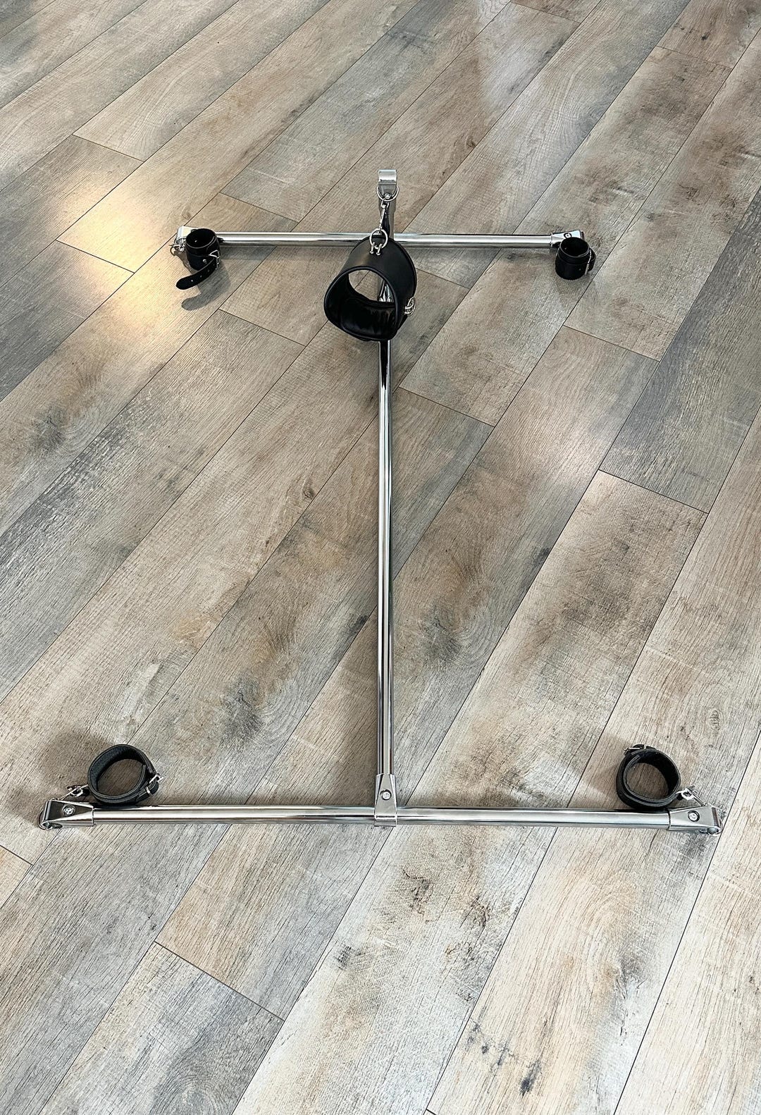 Restraints Spreader Bar Pillory Legs and Hands BDSM Mature With Neck ...