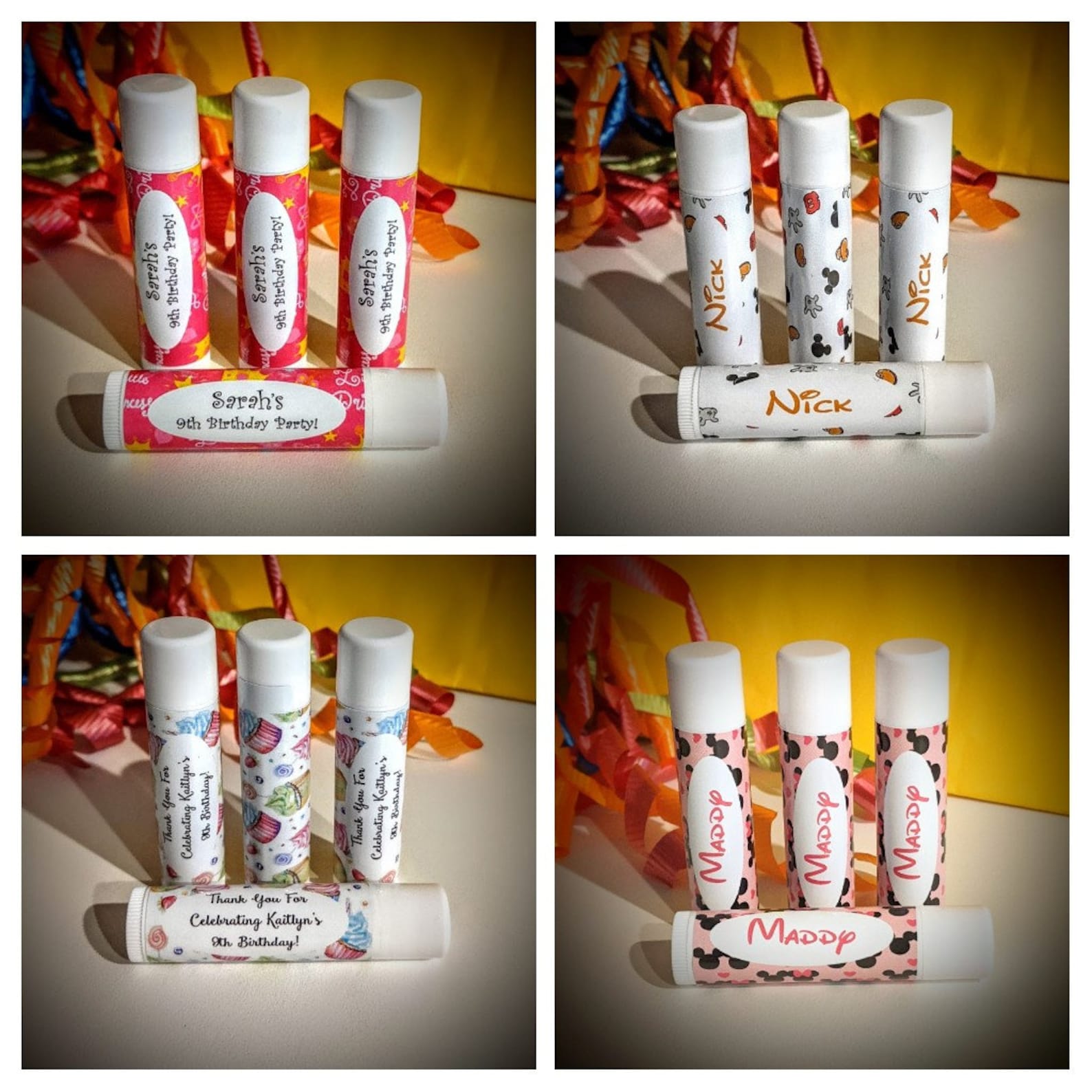 Personalized Chapstick Custom Lip Balm Personalized Birthday | Etsy