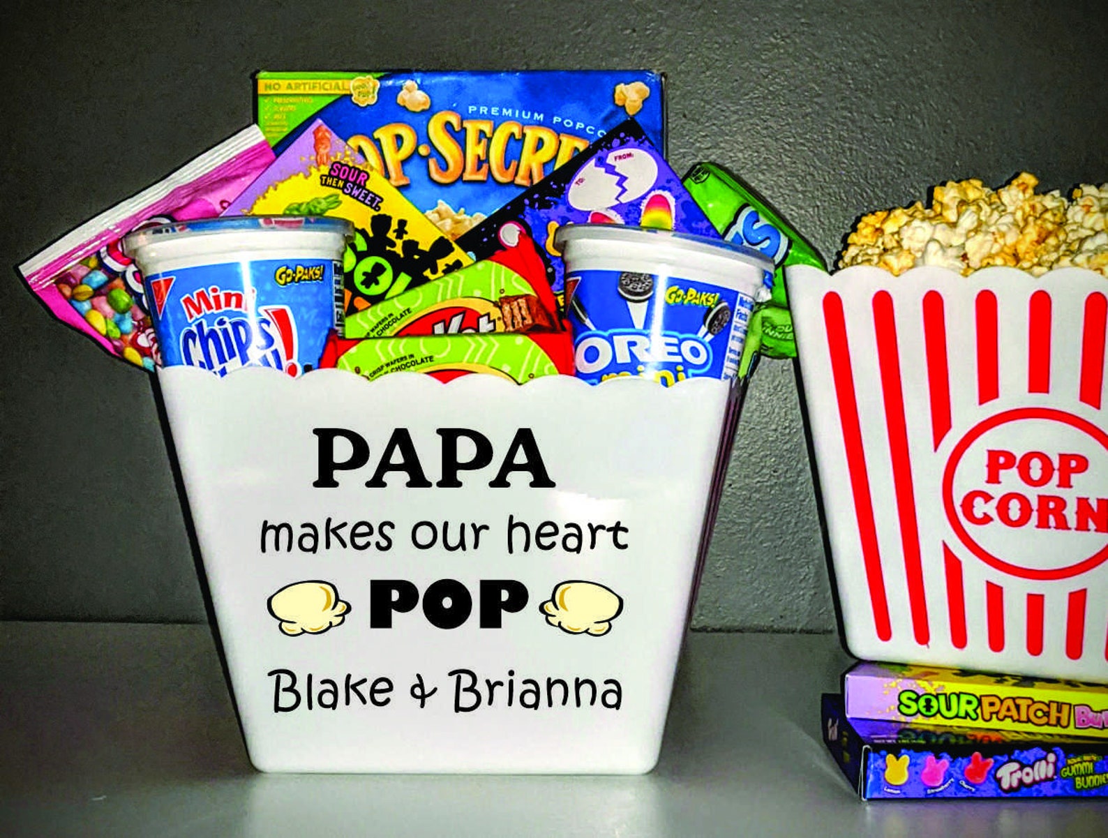 Personalized Popcorn Pop Corn Special Unique Cool Fathers - Etsy