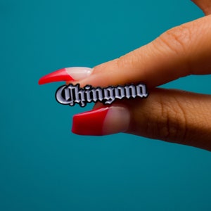 Chingona Pin Bad Ass Pin Pin Collector Latina Power Chincana - Etsy