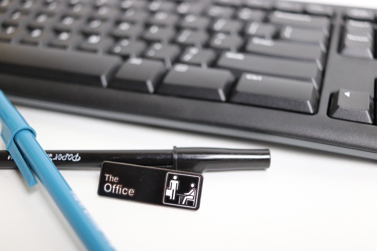The Office Hard Enamel Pin - Etsy