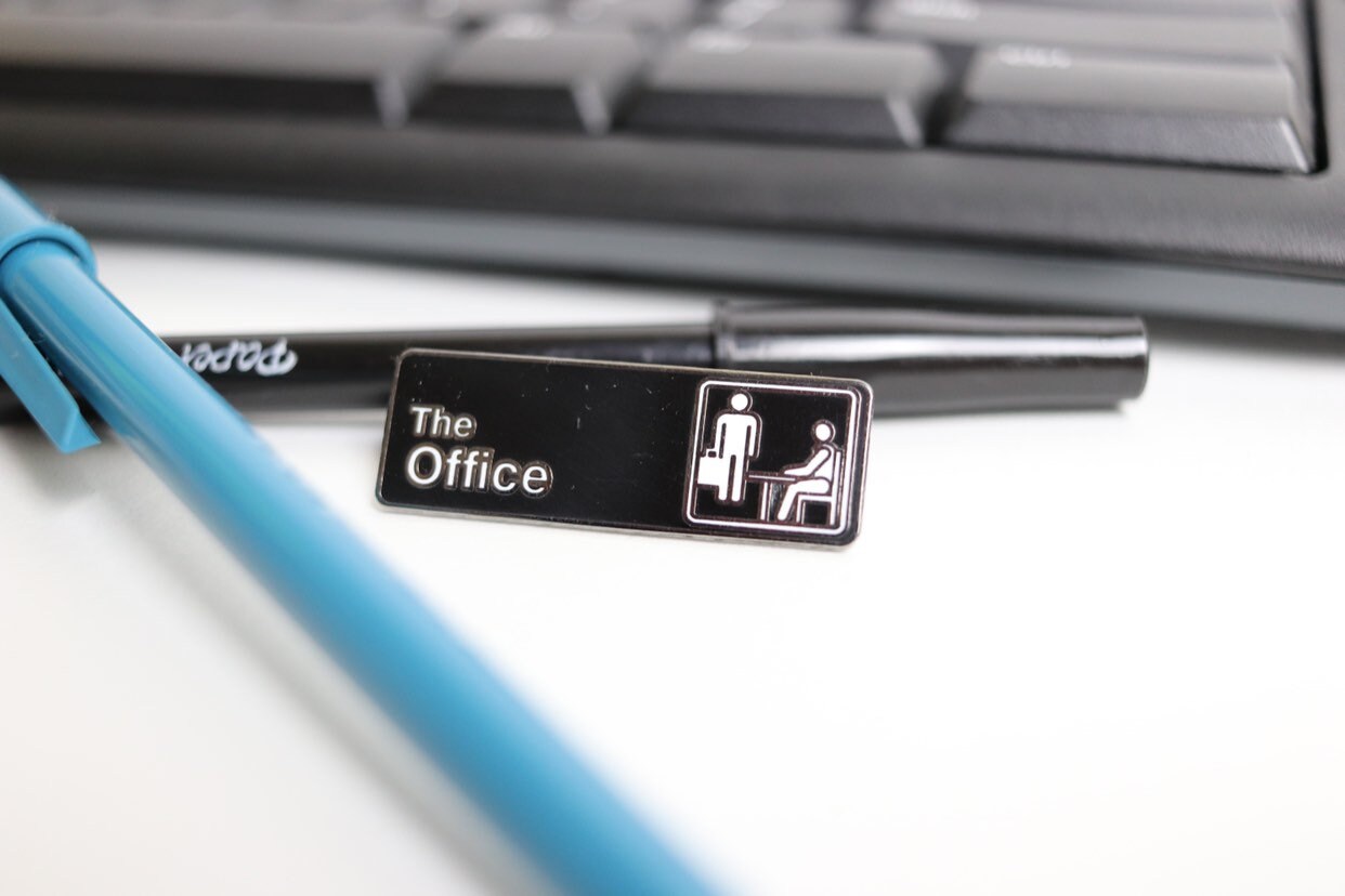 The Office Hard Enamel Pin - Etsy