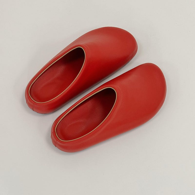 Red Clogs - Etsy