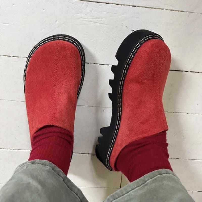 Red Clogs - Etsy