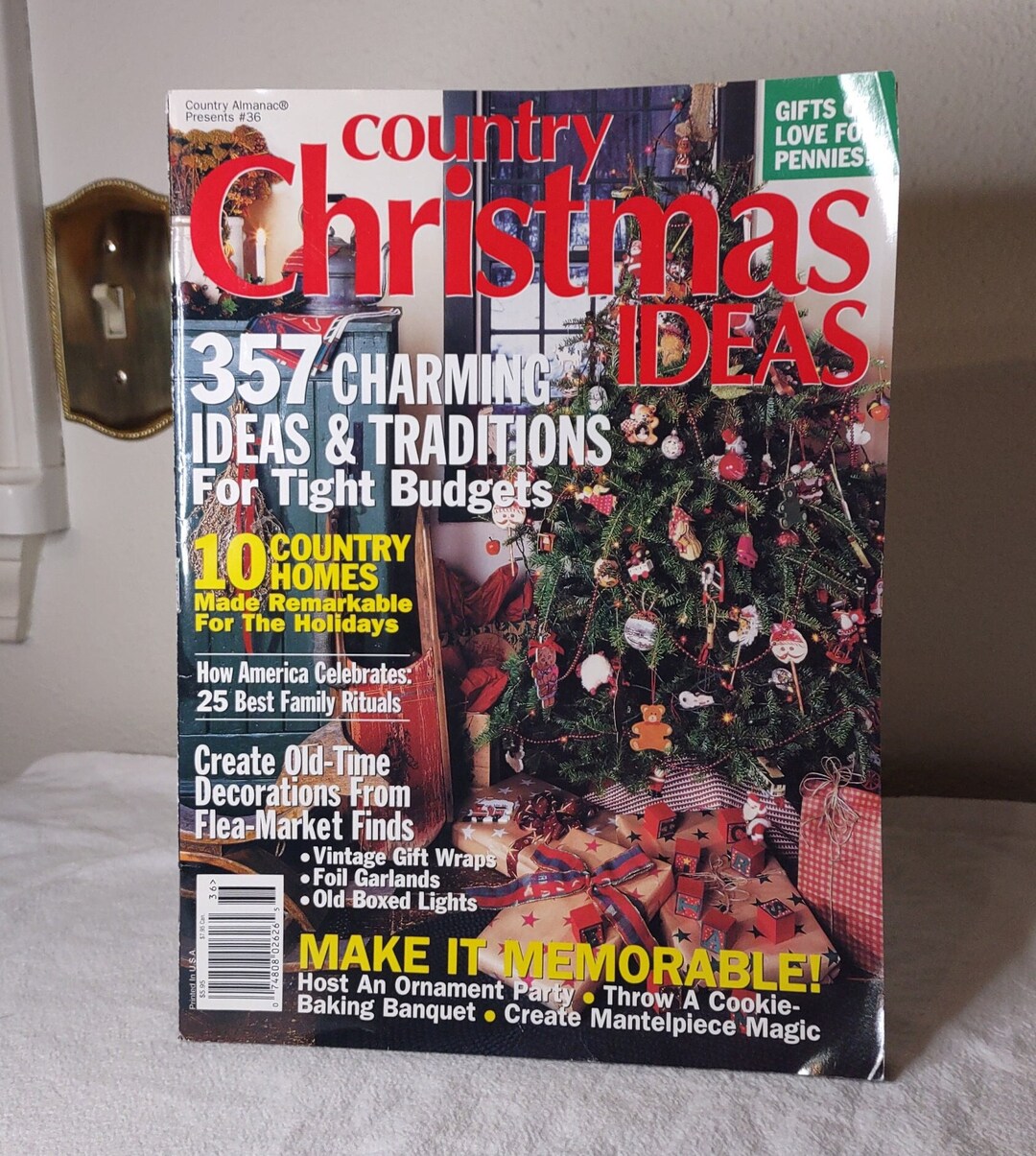 Vintage Magazine, Country Christmas Ideas, 2002, Country Almanac ...