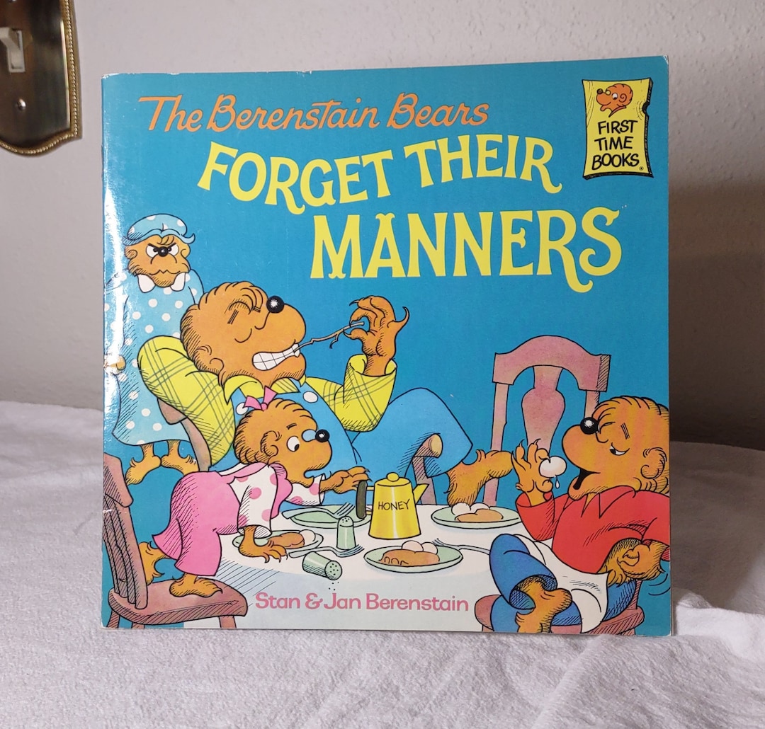 Vintage Book, the Berenstain Bears: Forget Their Manners, 80s Kid, 90s ...