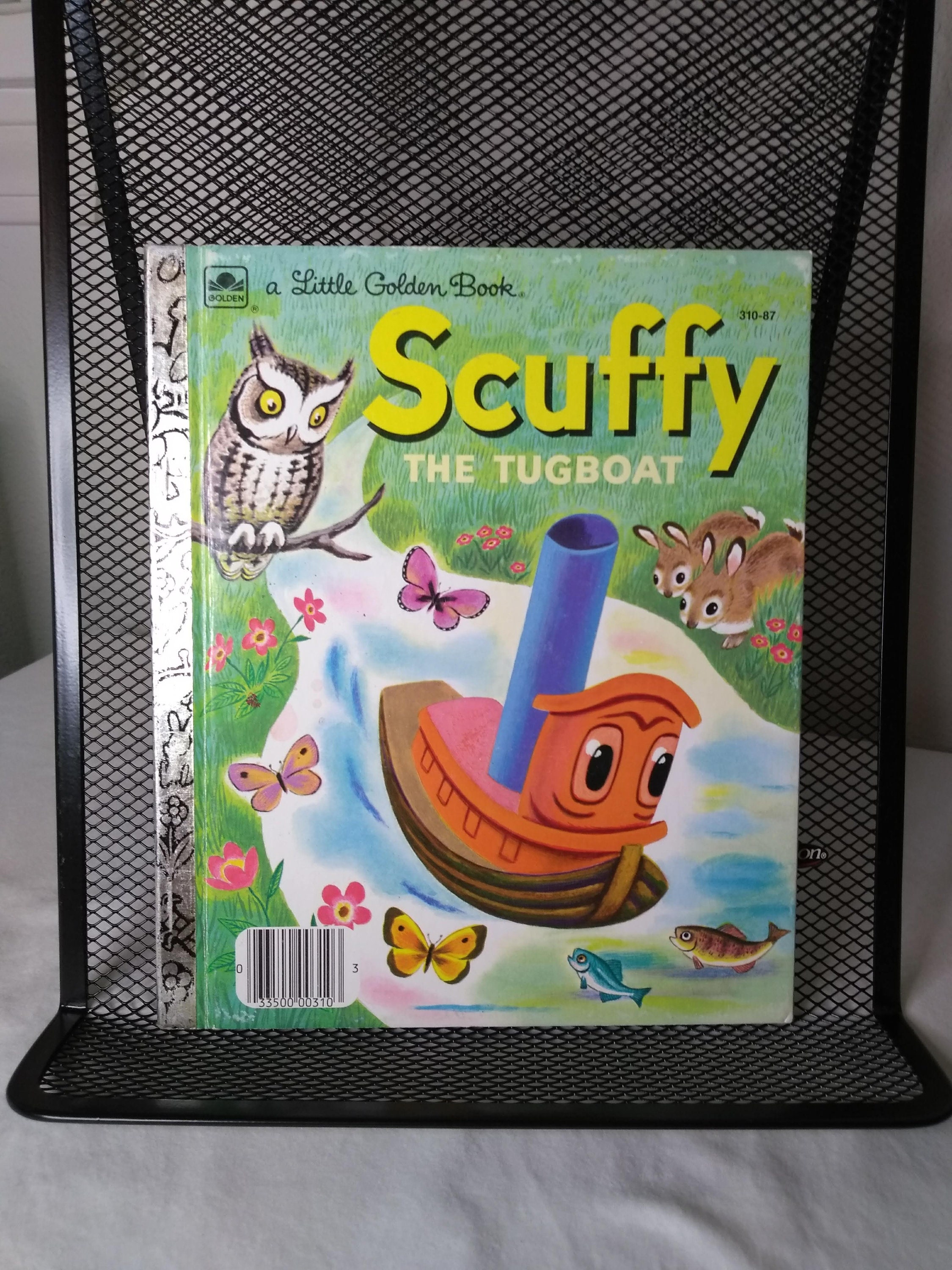 Vintage Golden Book, Scuffy the Tugboat, a Little Golden Book, by ...