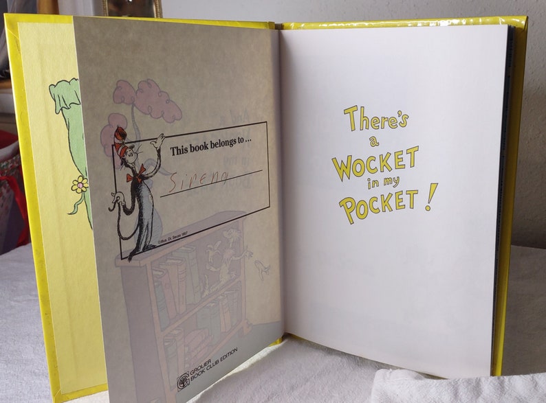 There's a Wocket in My Pocket, Book, by Dr. Seuss, 1974, Grolier Book ...