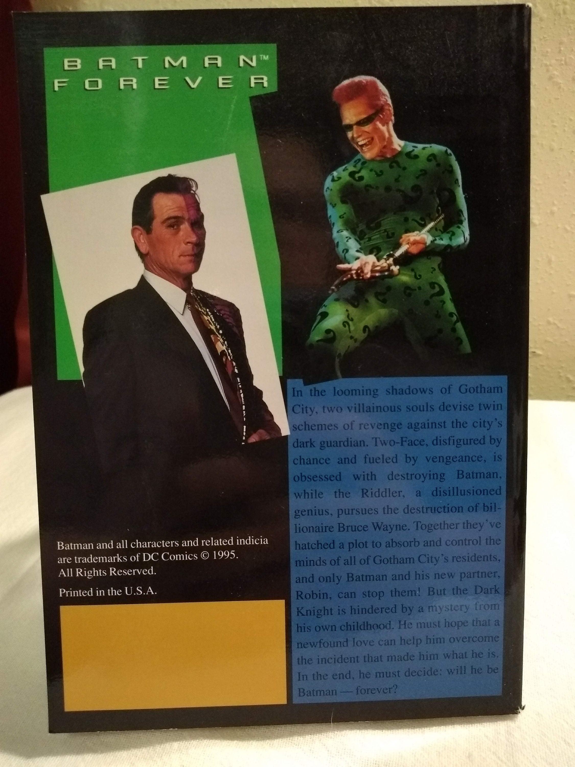 Vintage Book Batman Forever Novelization by Alan Grant - Etsy