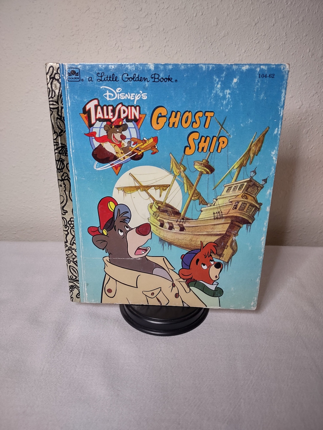 Disney Talespin Book, Little Golden Book, Talespin Ghost Ship, Disney ...
