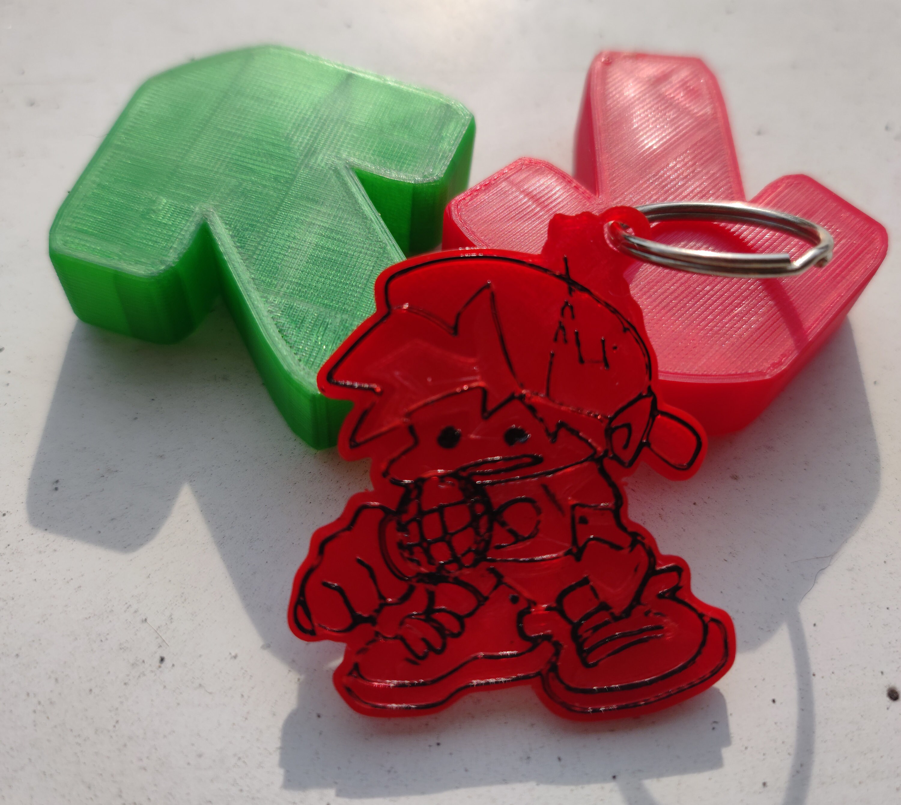 3d Printed FnF Friday Night Funkin' Key Chains 2 and | Etsy Schweiz