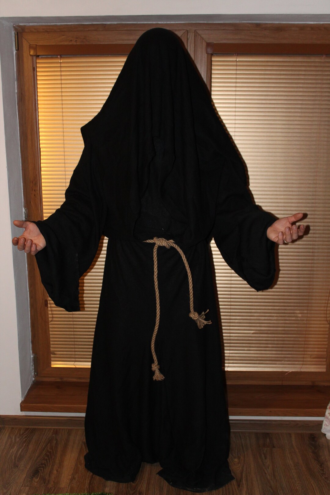 Death/ Dark Mage/ Necromancer/ Dark Monk Costume - Etsy