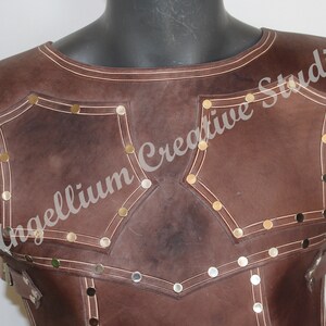 Chest Armor, Chest Guard, Leather Armor + Shoulder Armor (optional) - Etsy