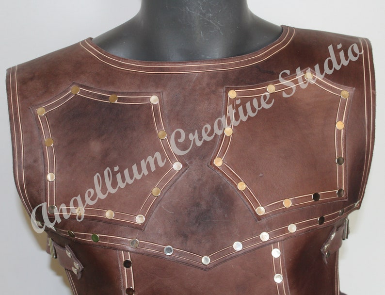 Chest Armor Chest Guard Leather Armor Shoulder Armor - Etsy