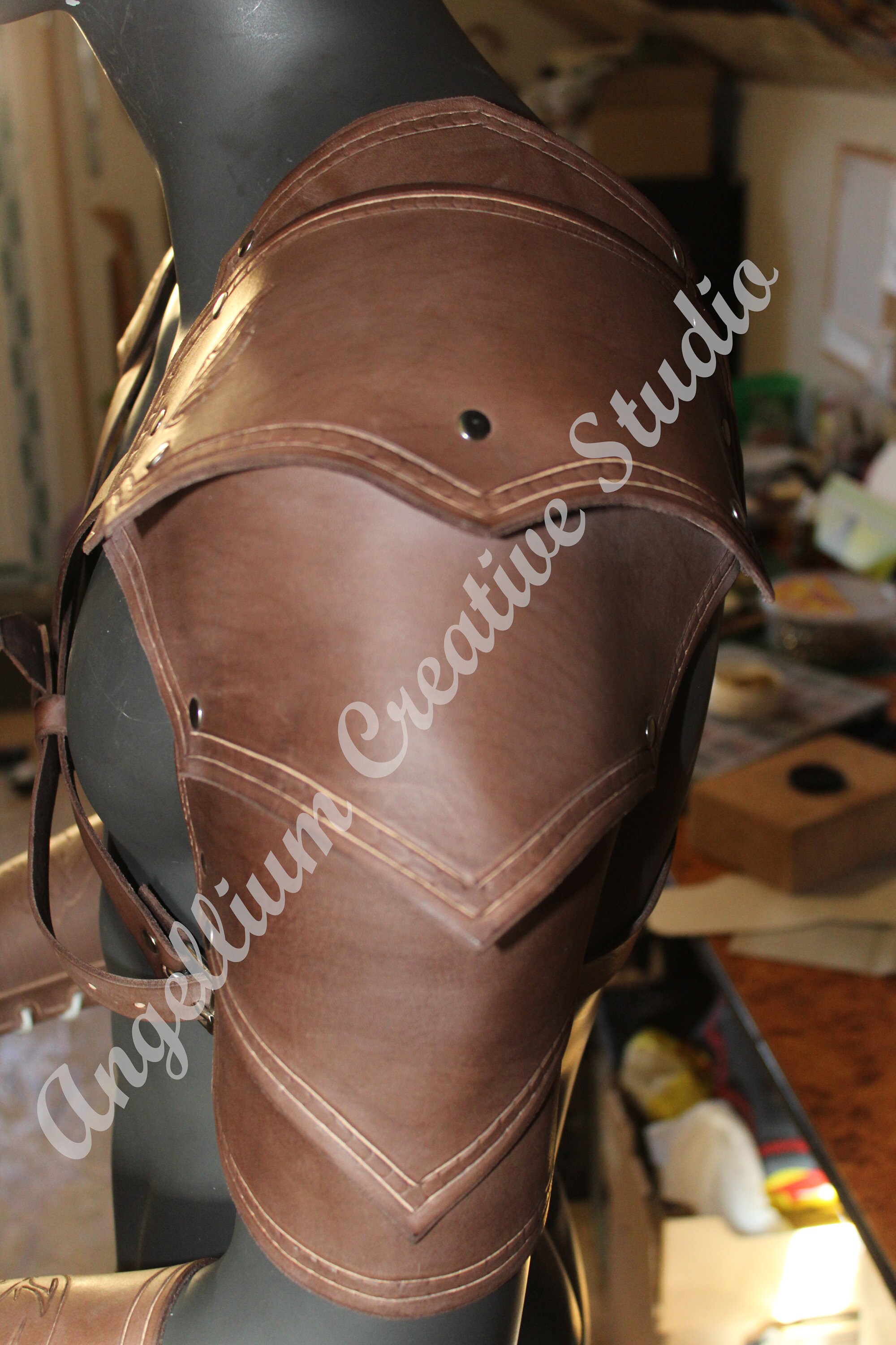 Leather Shoulder Armor Guards - Etsy