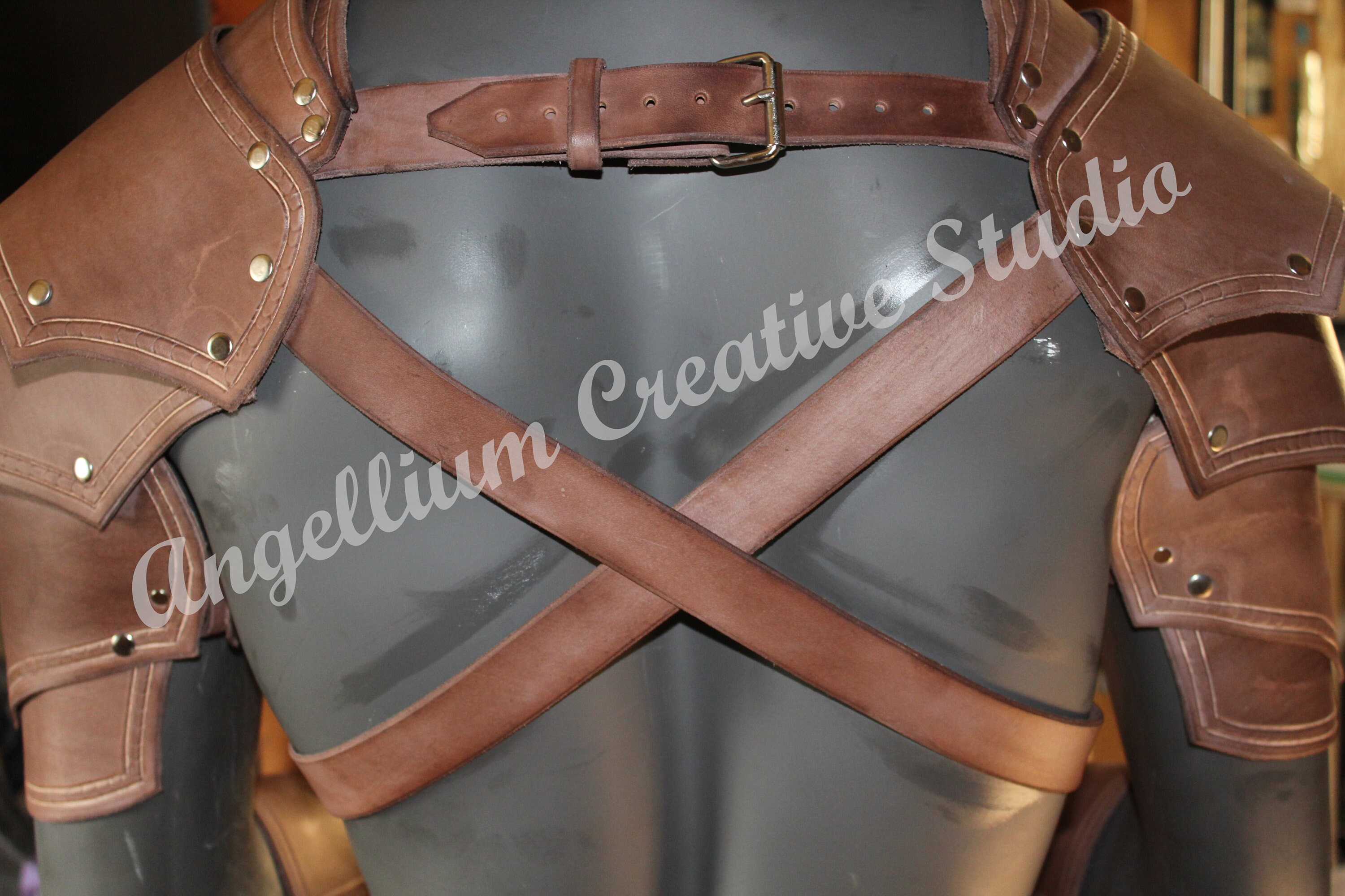 Leather Shoulder Armor Guards - Etsy