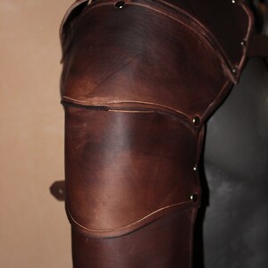 Leather Shoulder Guard, Shoulder Armor (universal - L/R Shoulder) - Etsy