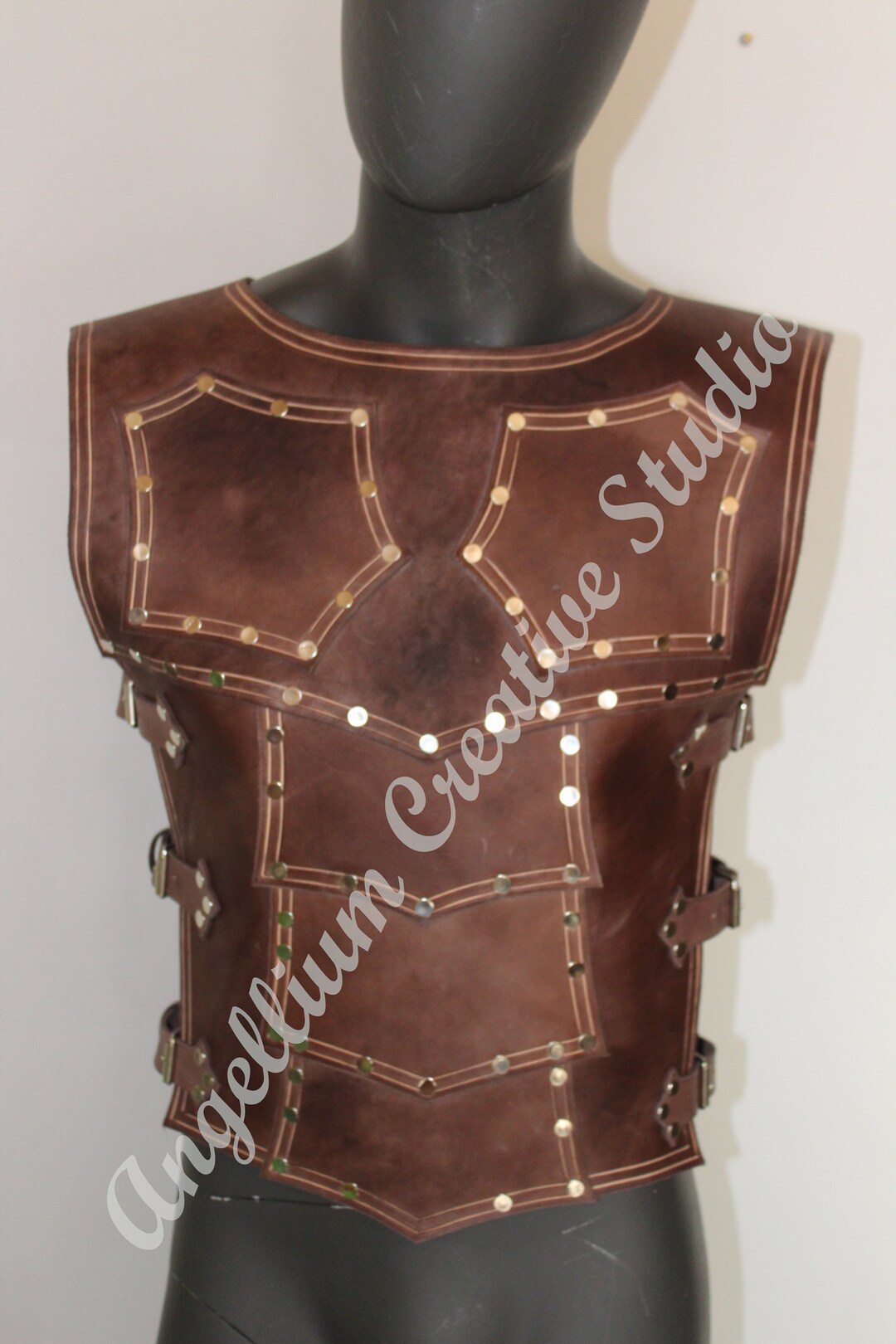 Chest Armor, Chest Guard, Leather Armor + Shoulder Armor (optional) - Etsy