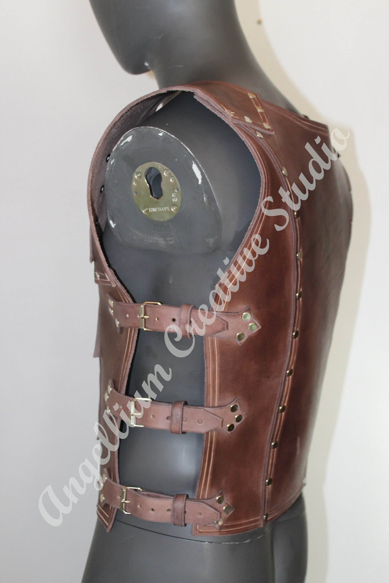 Chest Armor Chest Guard Leather Armor Shoulder Armor - Etsy