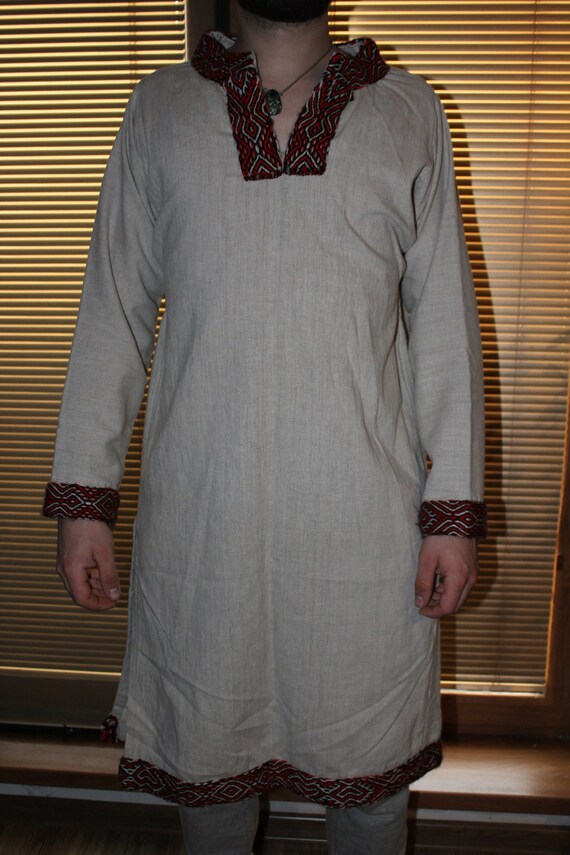 Traditional Slavic 7. 8. Th. Century Tunic | Etsy