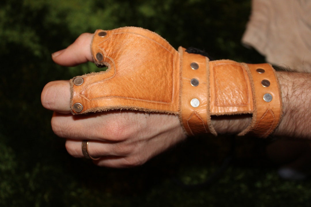 Leather Hand Guard for Archery - Etsy