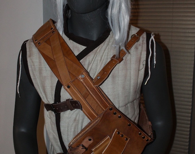 Geralts Utility Bandalier Witcher 2 Inspired - Etsy