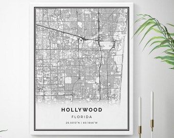 Florida map canvas | Etsy