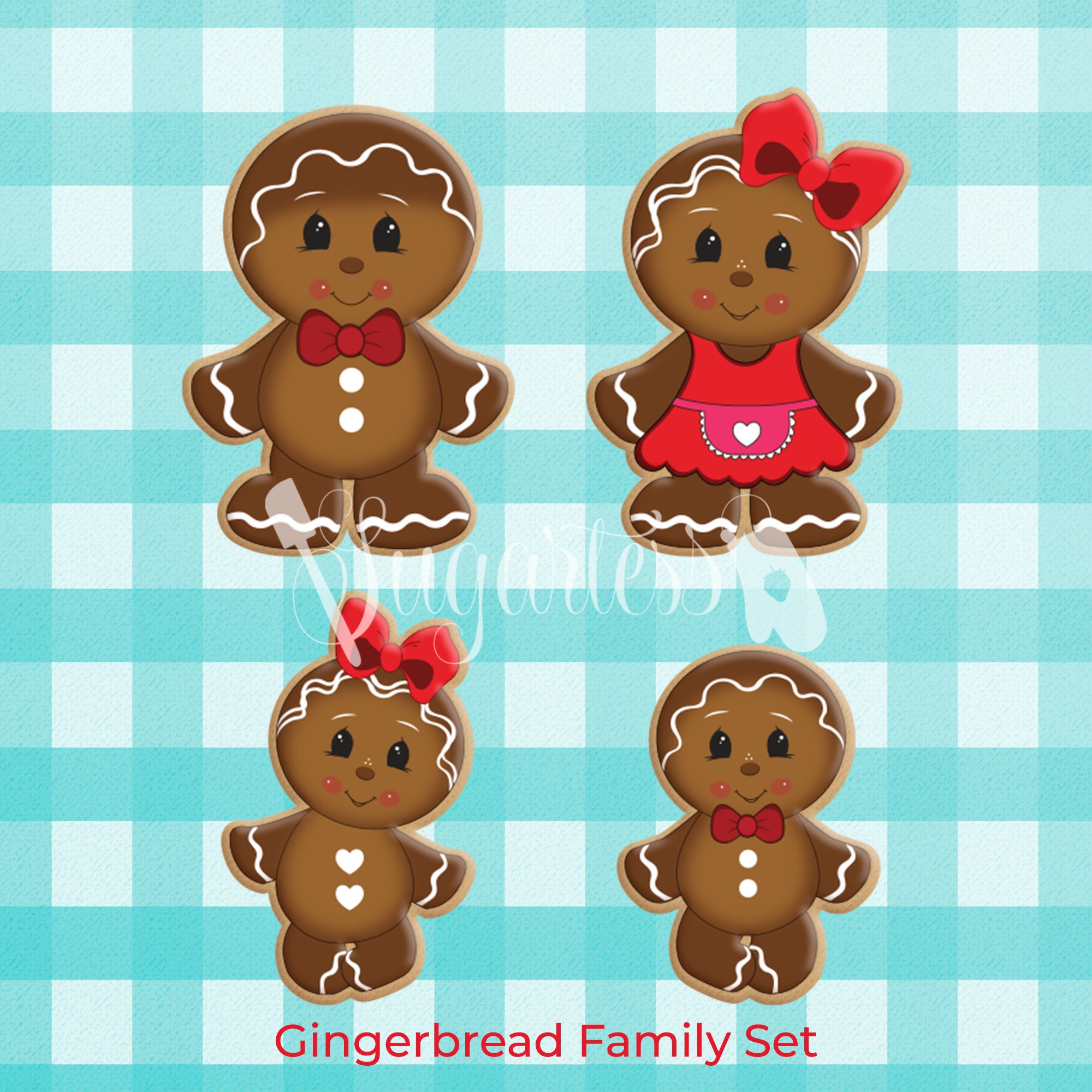 Gingerbread Family With Baby
