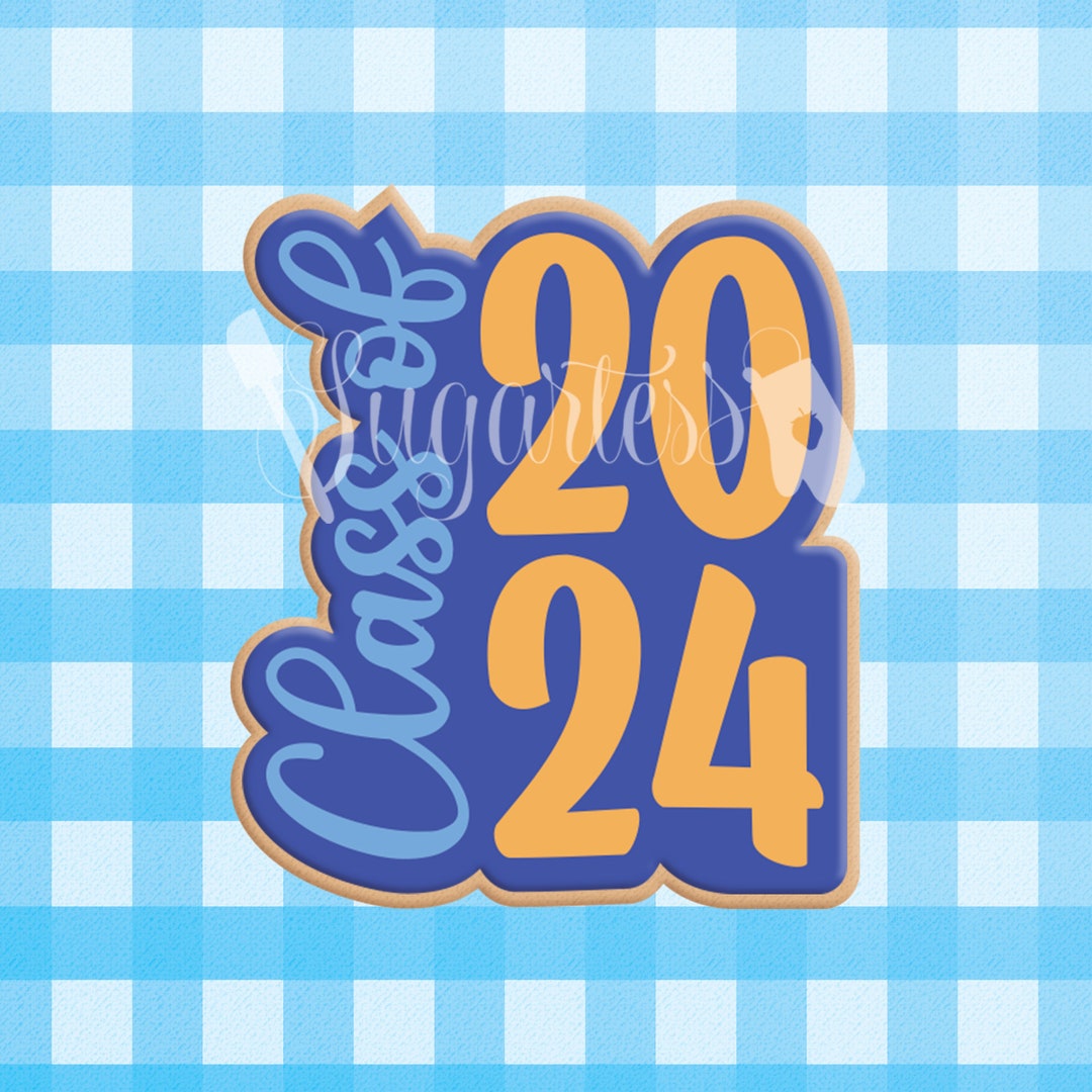 Class of Graduation Flex Year Number Plaque Cookie Cutter and Stencils ...