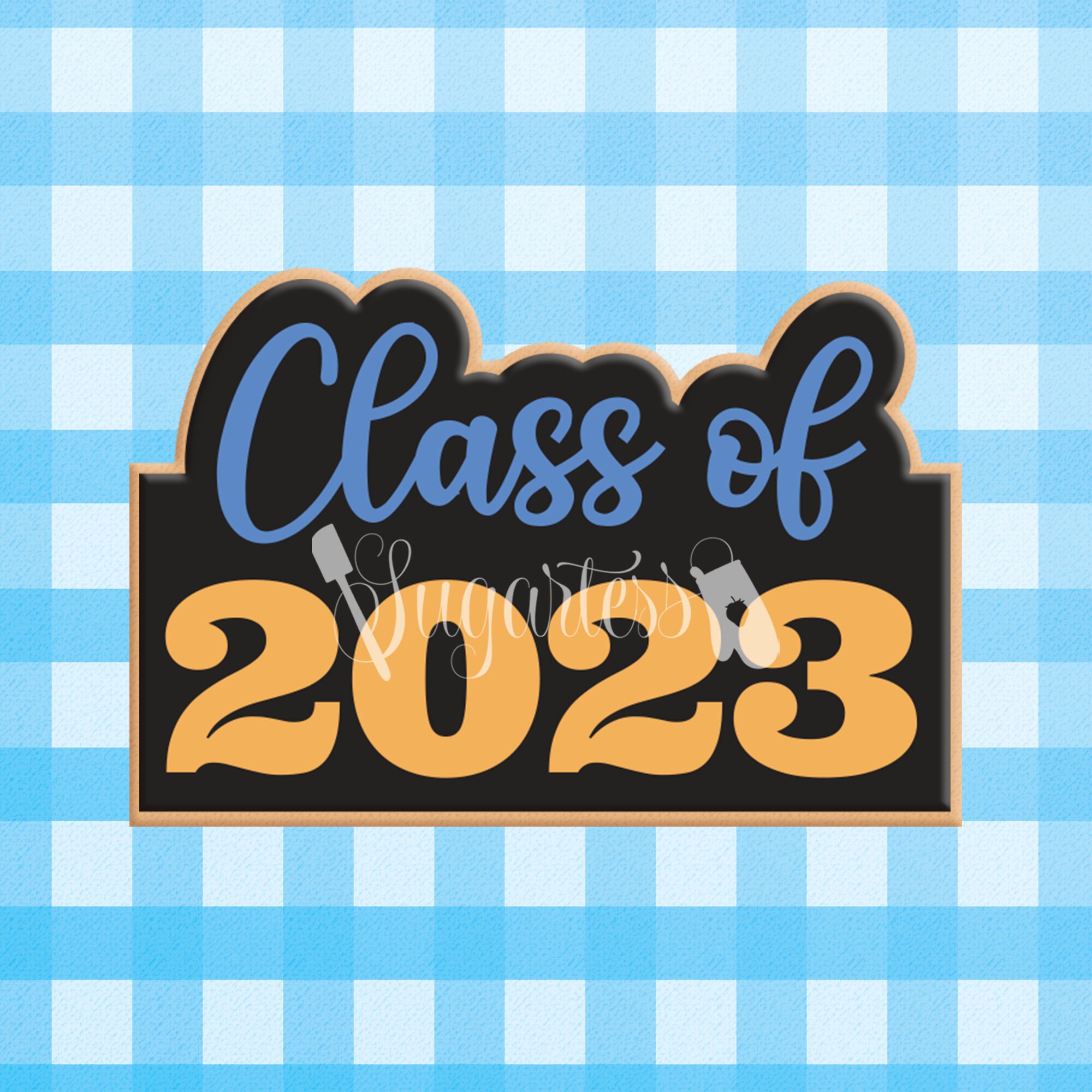 Class of Graduation Flex Year Number Plaque Cookie Cutter - Etsy