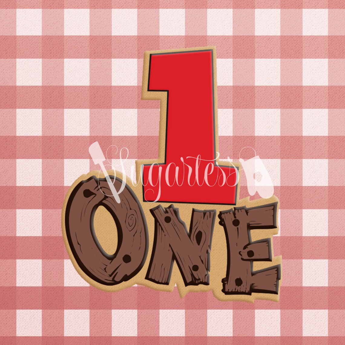 Lumberjack Wood Plank Lettered Numbers 1 10 Cookie Cutters - Etsy