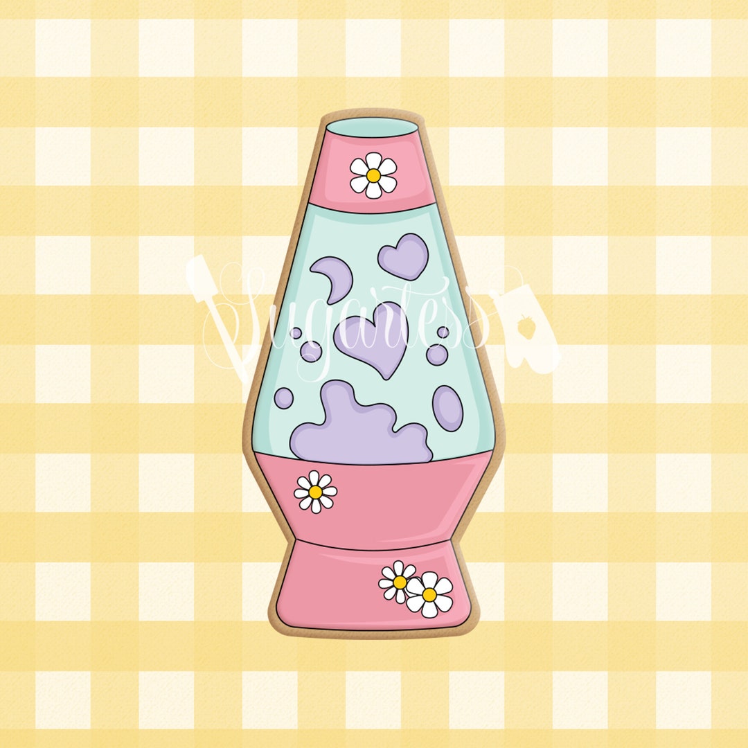 Retro Lava Lamp Cookie Cutter Vintage Bohemian Groovy - Etsy