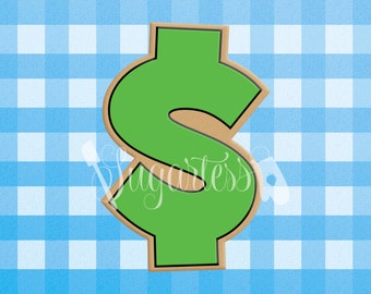 Dollar Sign Cookie Cutter - Etsy