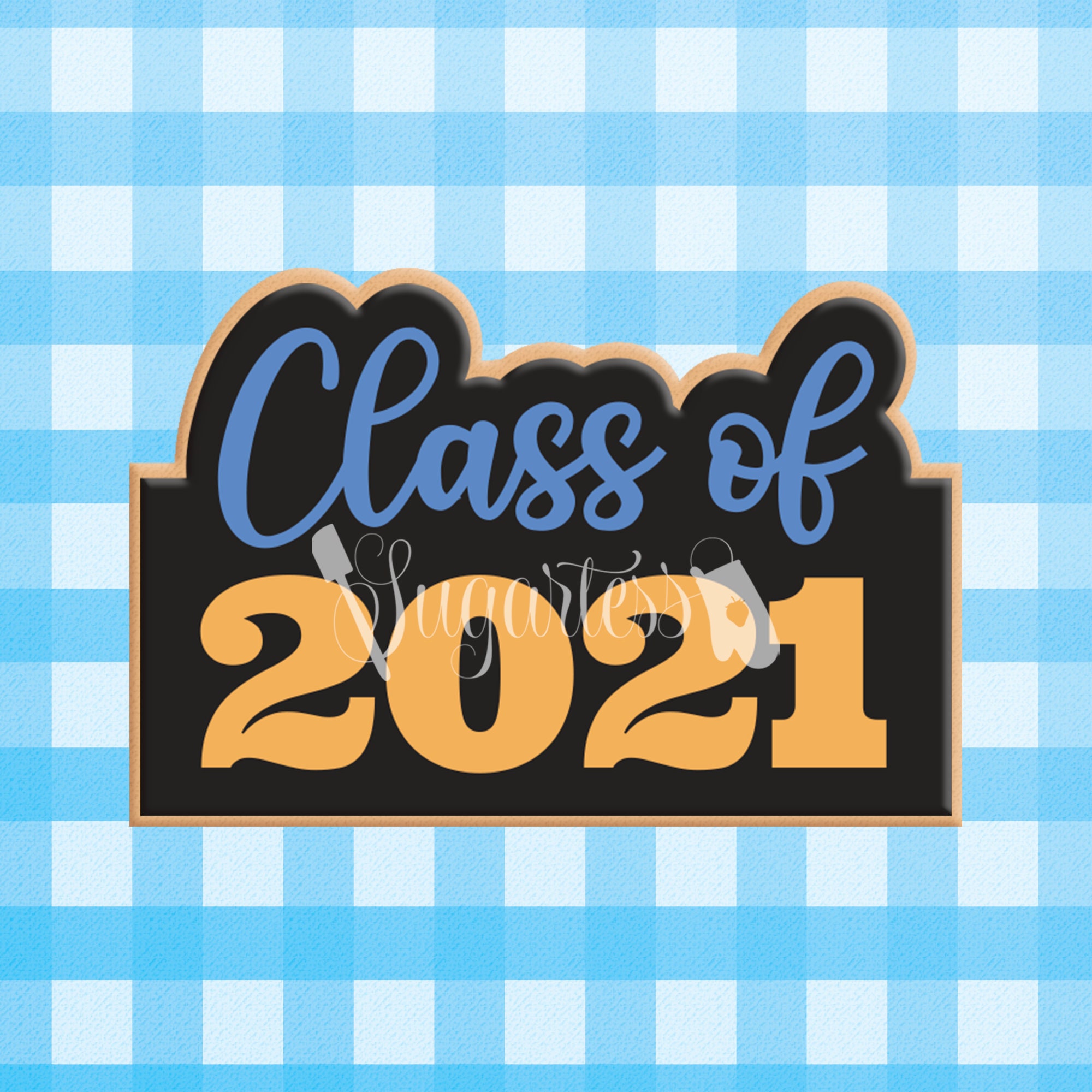 Class of Graduation Flex Year Number Plaque Cookie Cutter - Etsy