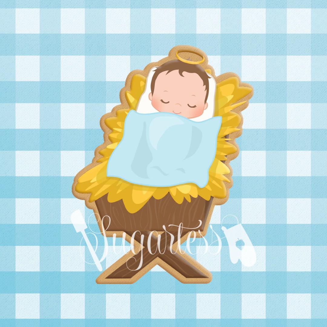 Christmas Nativity Baby Jesus Cookie Cutter - Etsy