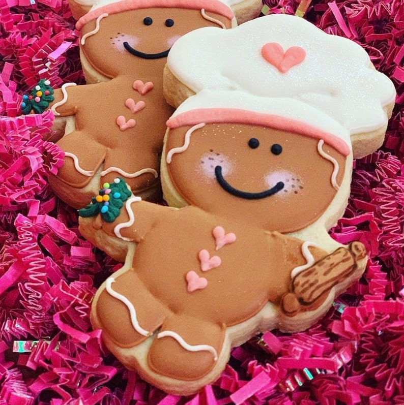 Baker Gingerbread Christmas Cookie Cutter - Etsy