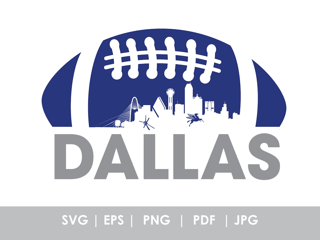 Dallas Skyline Svg, Png, Jpg, Eps, Pdf, Cut File, Souvenir, Vector ...
