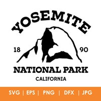 Half Dome Peak Outline | SVG Digital Cut File | Mountain Silhouette ...