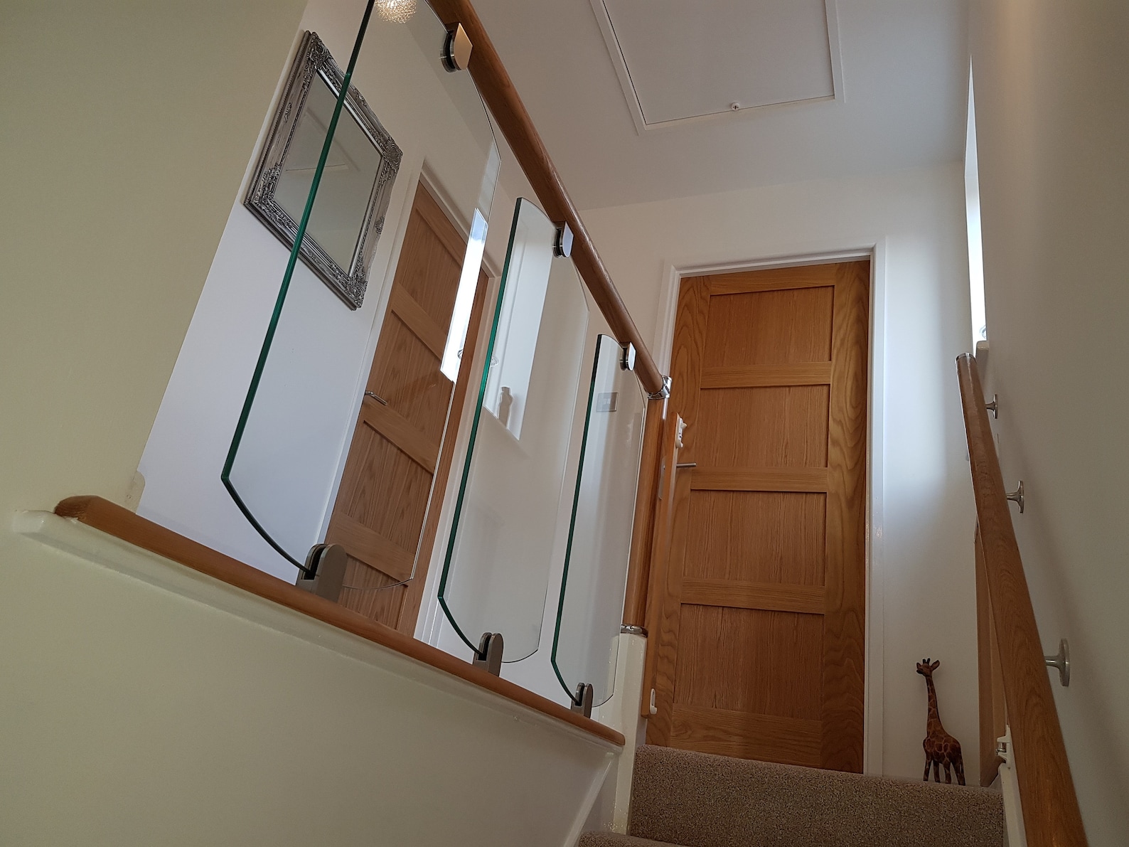 Glass Staircase and Landing Spindle Panels - Etsy UK