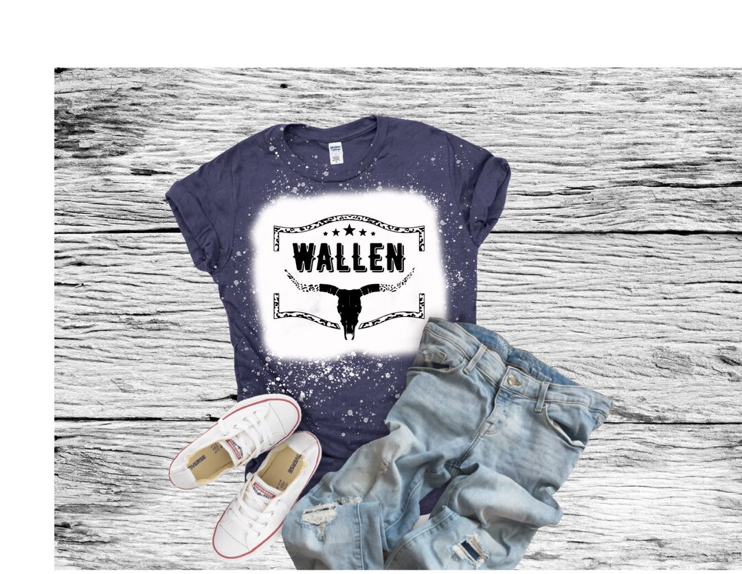 Wallen Tee Bleached/or Plain T - Etsy