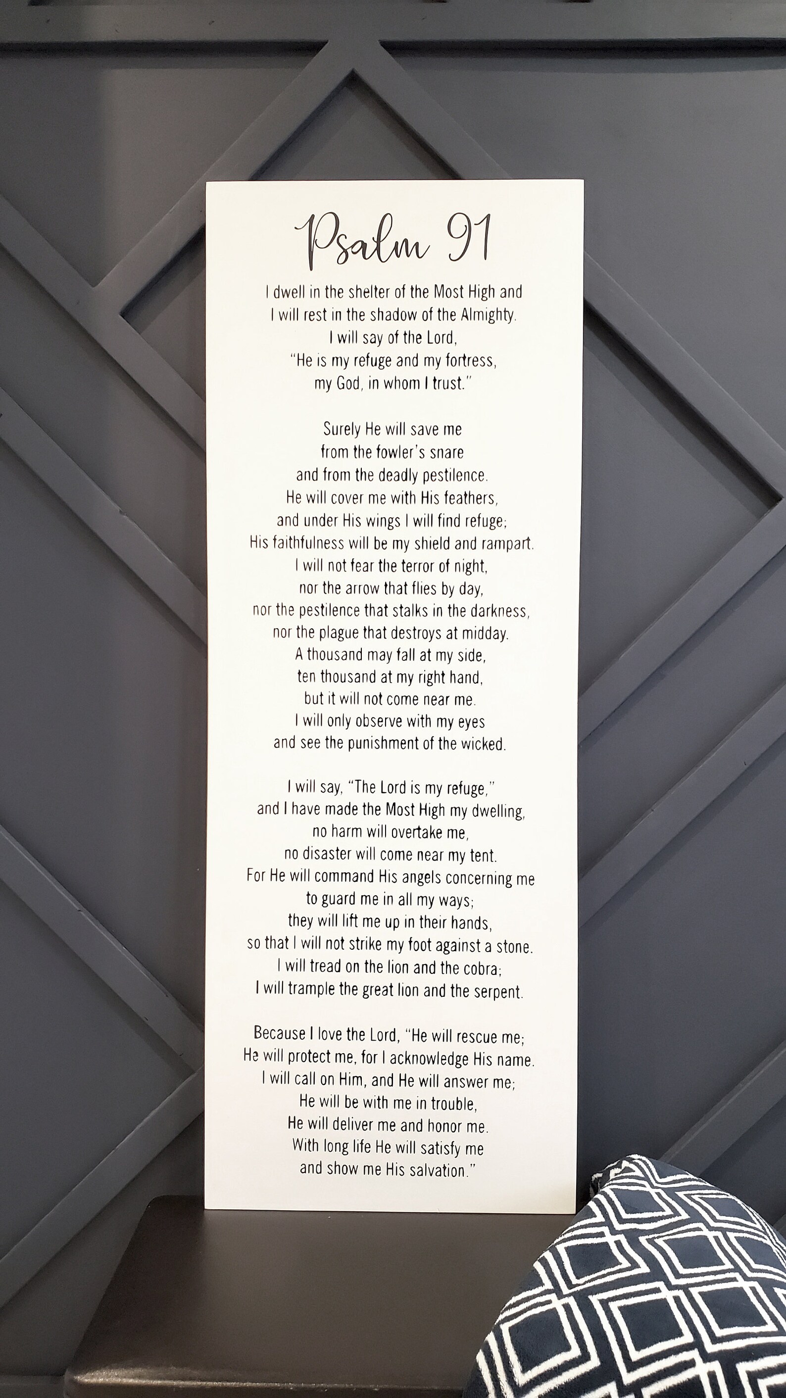 Personalized Scripture Psalm 91 Sign Psalm 91 Sign Scripture | Etsy Canada