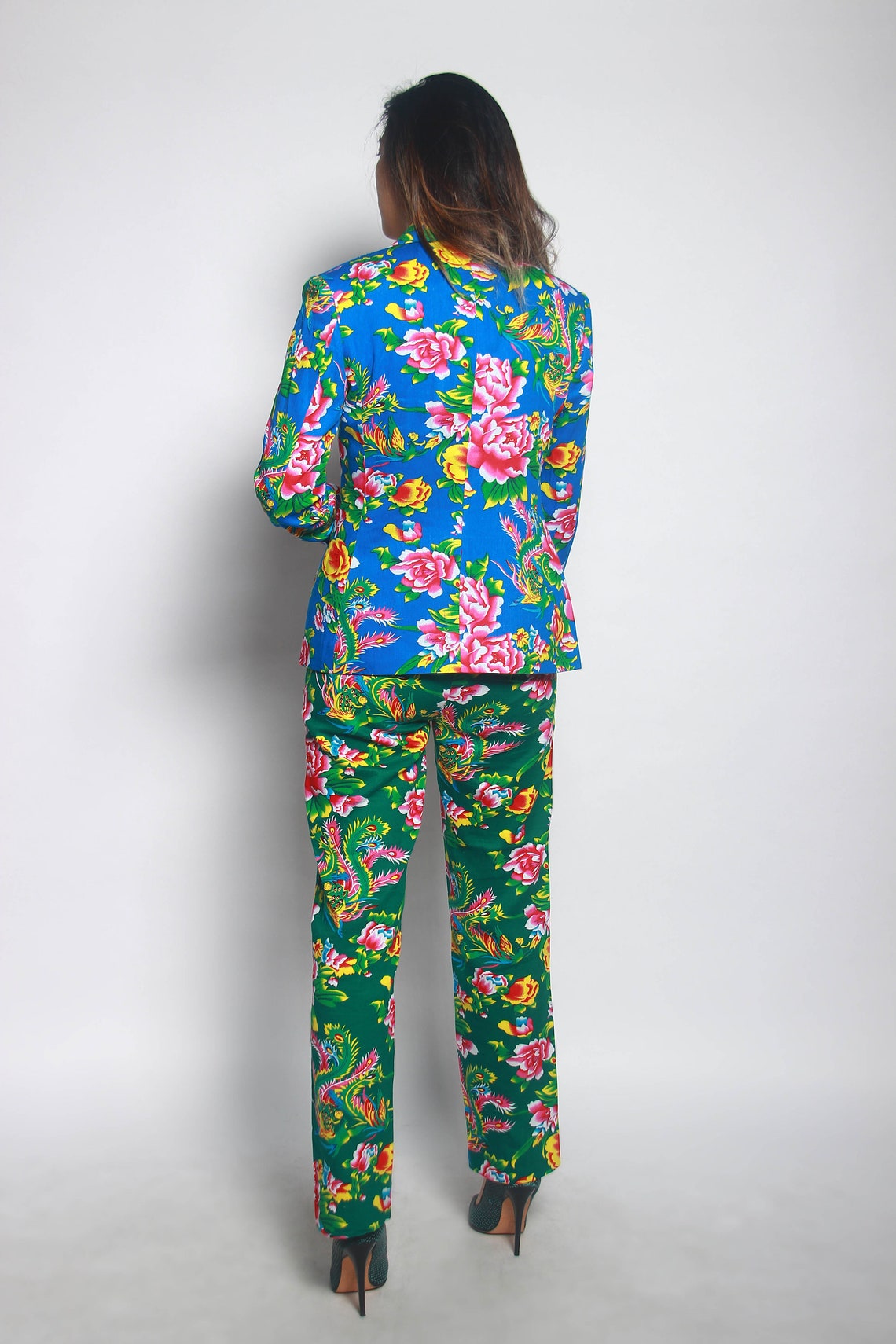 Dongbei Flower Statement Suit - Etsy