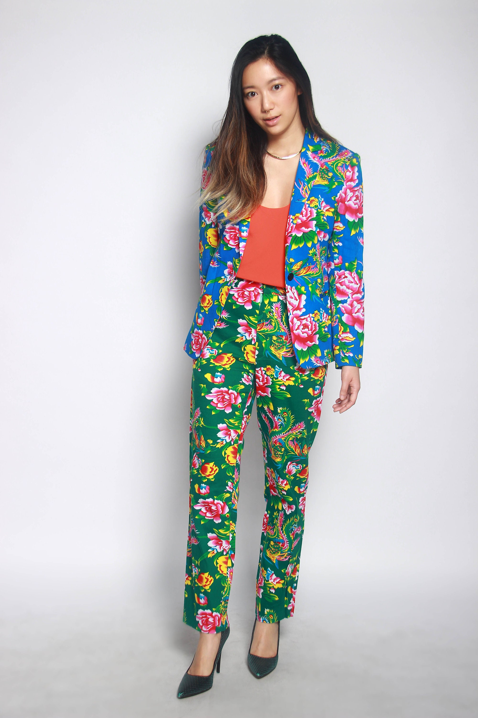 Dongbei Flower Statement Suit - Etsy